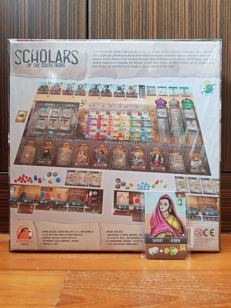 Scholars of the South Tigris w KS promos Board Game, Hobbies & Toys ...