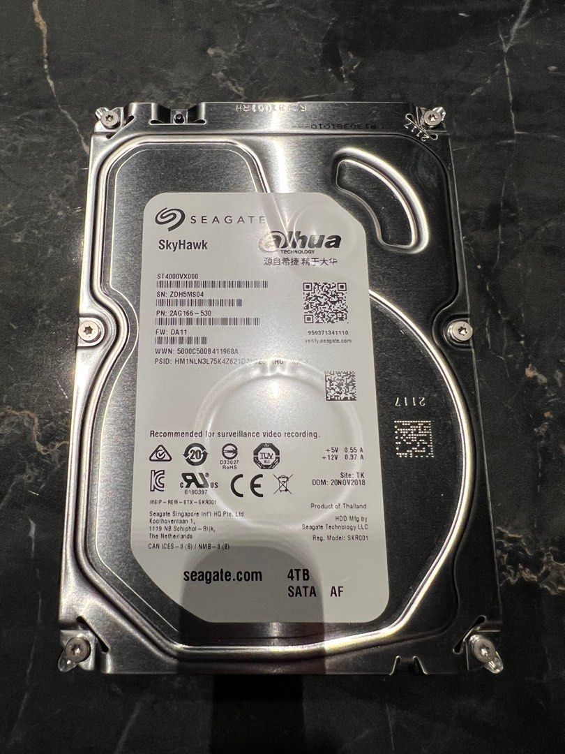 Seagate 1 TB surveillance HDD sky hawk, Computers & Tech, Parts ...