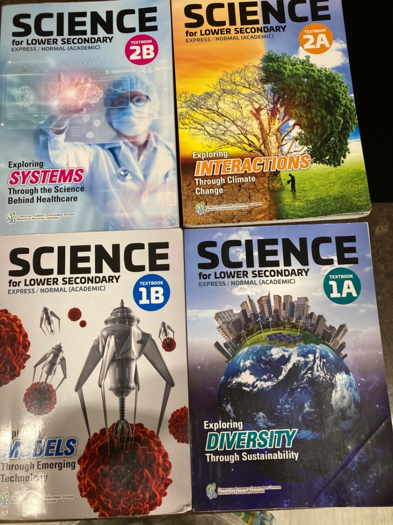 Sec 1 & 2 science textbooks for new syllabus, Hobbies & Toys, Books ...