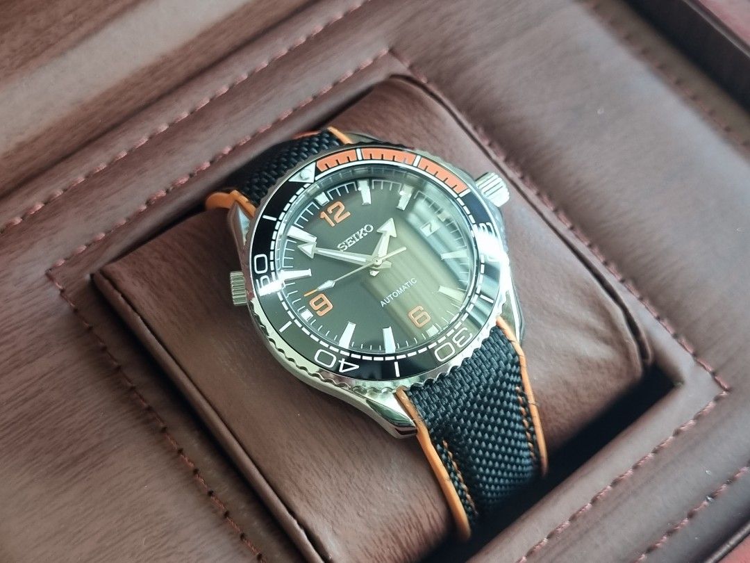 Seiko Mod Custom Seamaster Planet Ocean, Men's Fashion, Watches & Accessories, Watches on Carousell