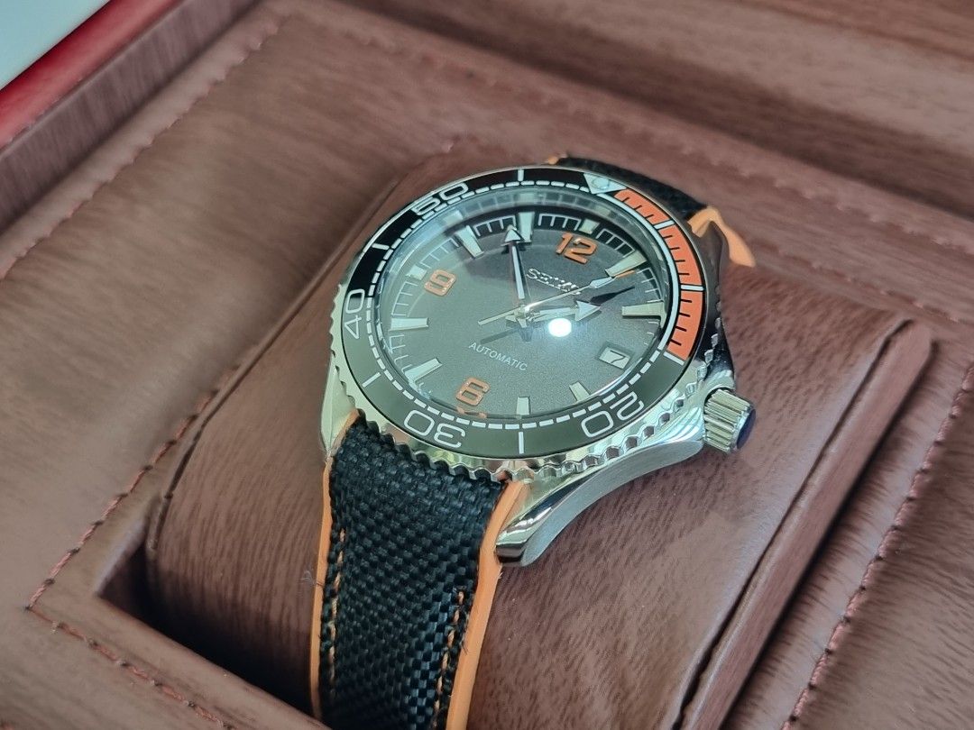 Seiko Mod Custom Seamaster Planet Ocean, Men's Fashion, Watches ...