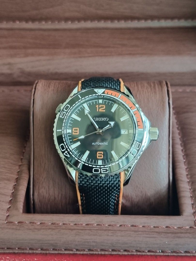 Seiko Mod Custom Seamaster Planet Ocean, Men's Fashion, Watches ...