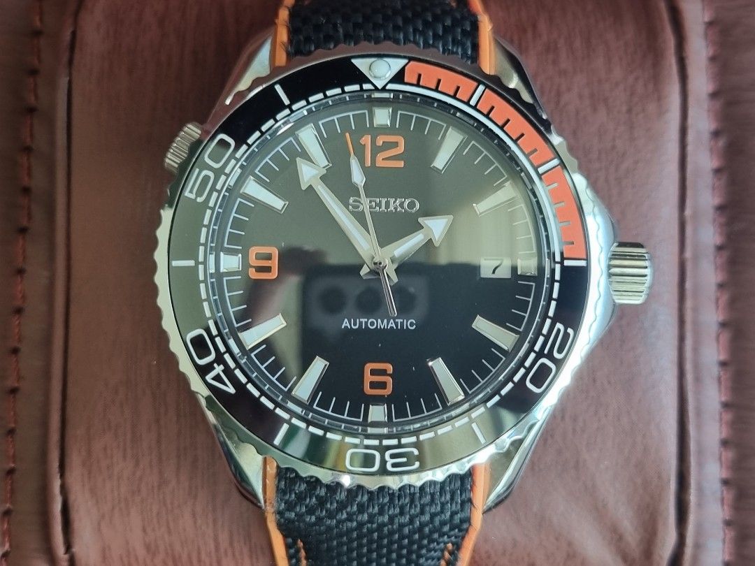 Seiko Mod Custom Seamaster Planet Ocean, Men's Fashion, Watches ...