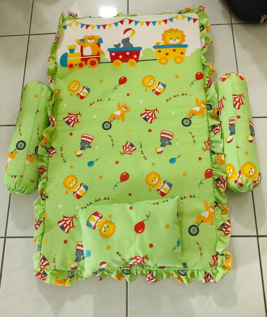 (FREE POSTAGE) Set tilam baby/ baby mattress 4in1 (Bantal tepi x2 ...