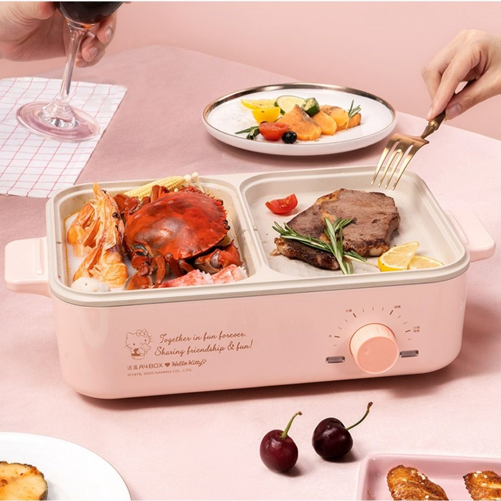 SG 3 Pin SAFETY MARK Certified cute hello kitty Grill and Cook Multiple ...