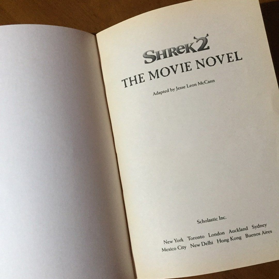 Shrek 2: The Movie Novel (Middle Grade / Scholastic. / Movie Tie-In ...