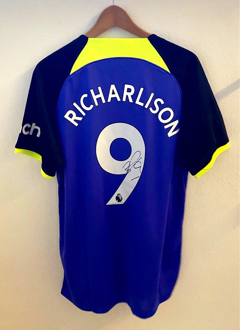 Signed Richarlison 22/23 Away Kit Autograph, Hobbies & Toys ...