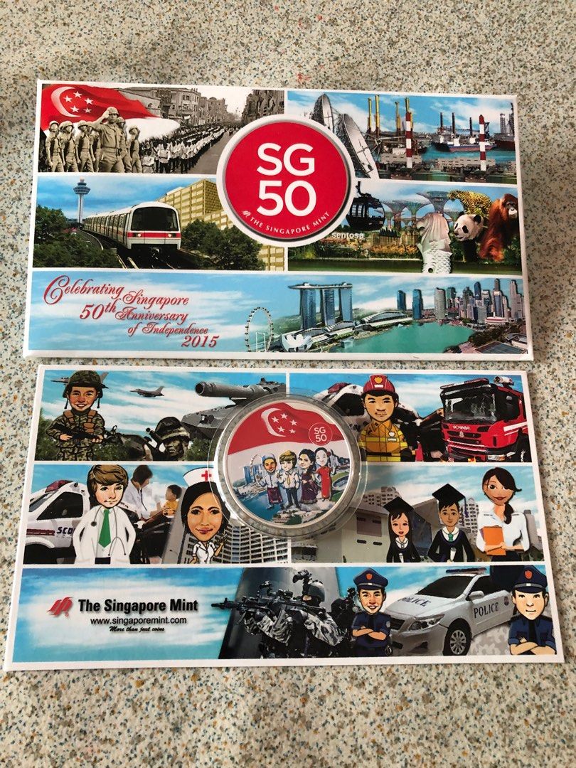 Singapore SG50 souvenir coin, Hobbies & Toys, Memorabilia ...