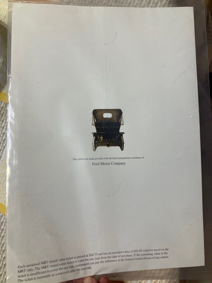 SMRT sealed. unopened. 1997 singapore MRT Thematic series PIONEER ...