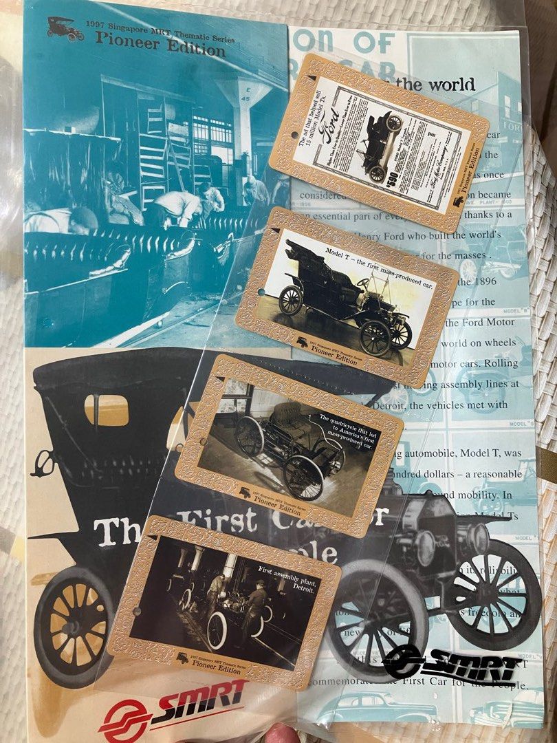 SMRT sealed. unopened. 1997 singapore MRT Thematic series PIONEER ...