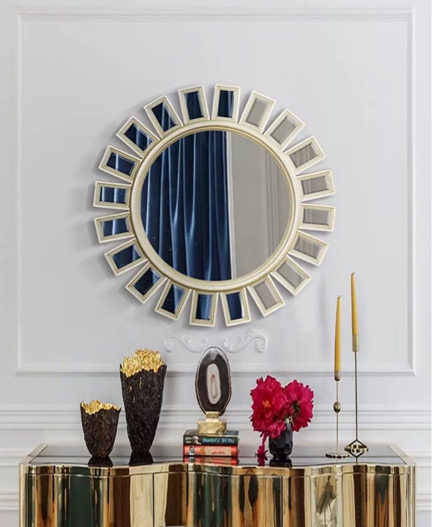 SOHO Victorian Circular Wall Mirror, Furniture & Home Living, Home ...