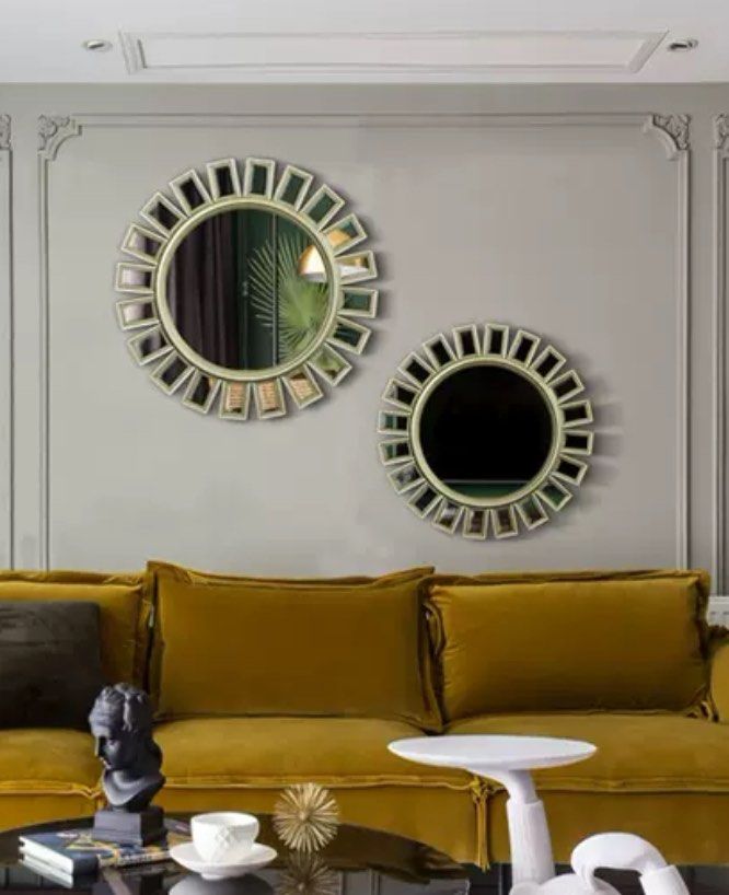 SOHO Victorian Circular Wall Mirror, Furniture & Home Living, Home ...