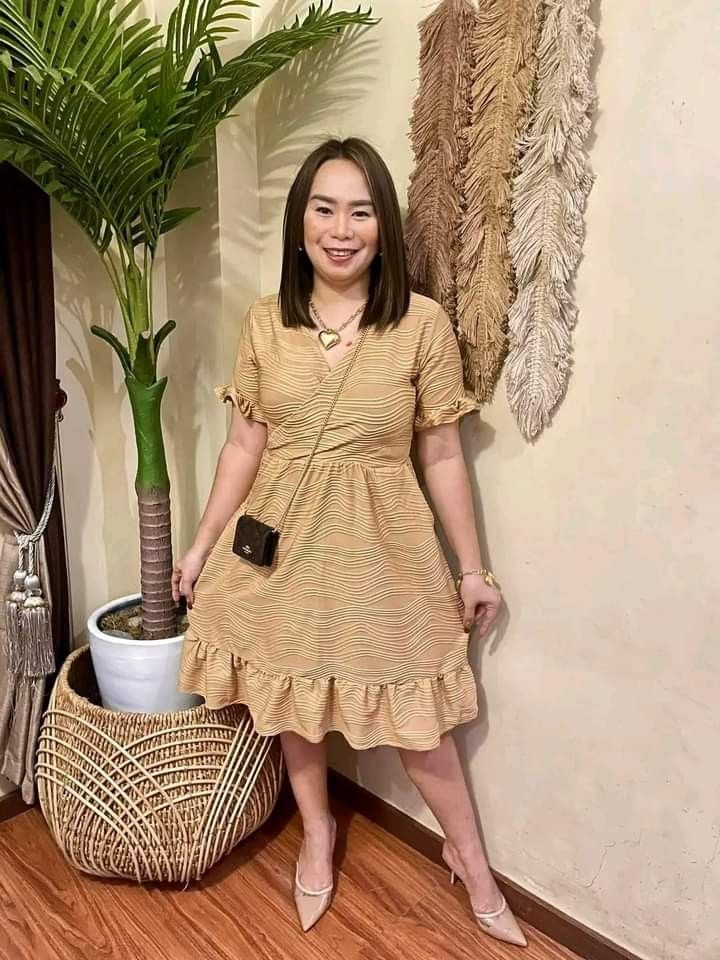 SOPHIA PLUS SIZE EMBOSSED DRESS, Women's Fashion, Dresses & Sets ...