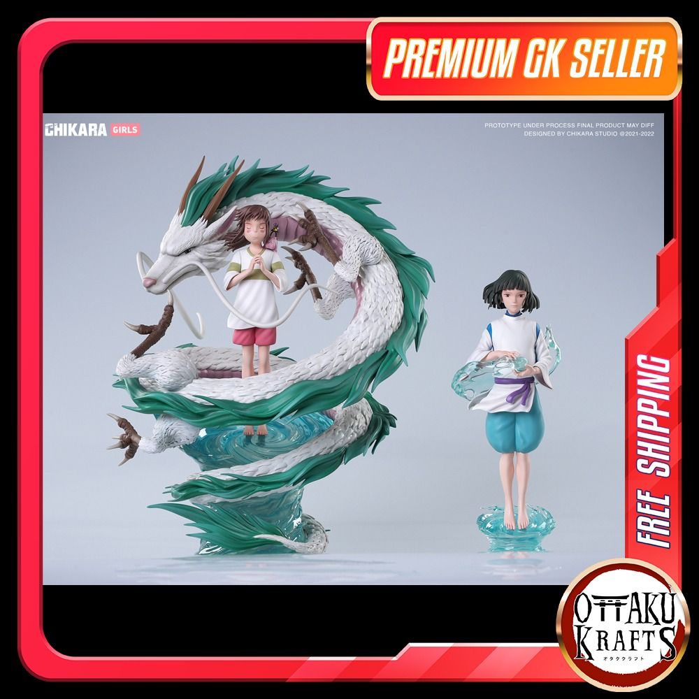 Spirited Away | Haku X Chihiro Ogino | Chikara Studio | 【FREE Shipping ...