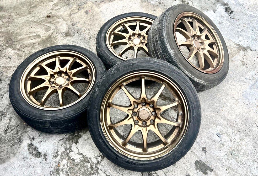 Sport rims ce28 Thailand 16" siap tayar, Auto Accessories on Carousell