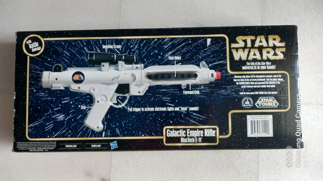 Srar Wars BlasTech E-11 Star Tours Galactic Empire Rifle, Hobbies ...