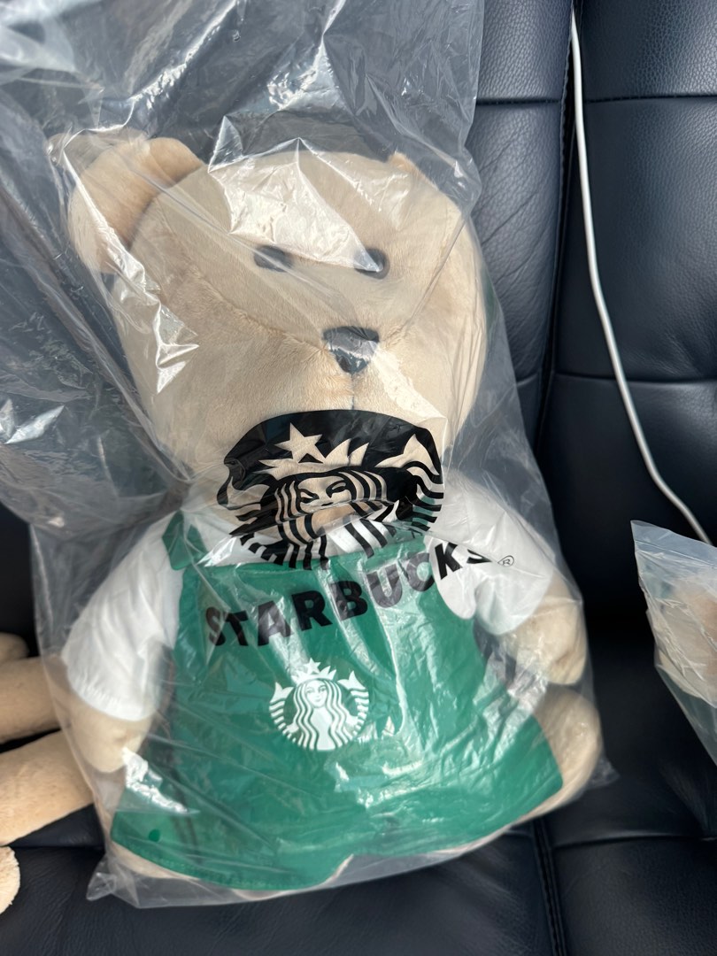Starbucks barista huggable bear, Hobbies & Toys, Toys & Games on Carousell