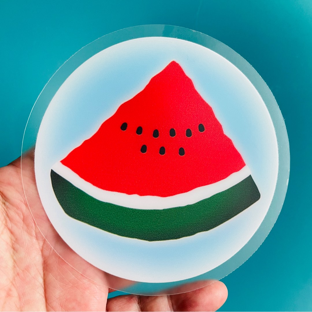 Static Cling Decals : Watermelon . Abt 111cm diameter. Free Normal Mail ...