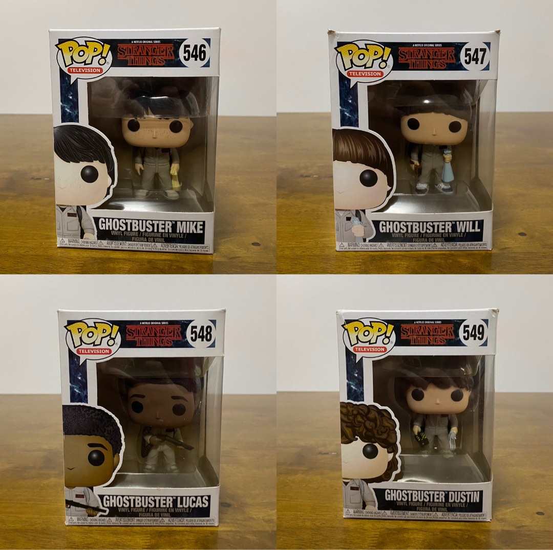 Stranger Things 2 Ghostbusters Funko Pop Set, Hobbies & Toys ...