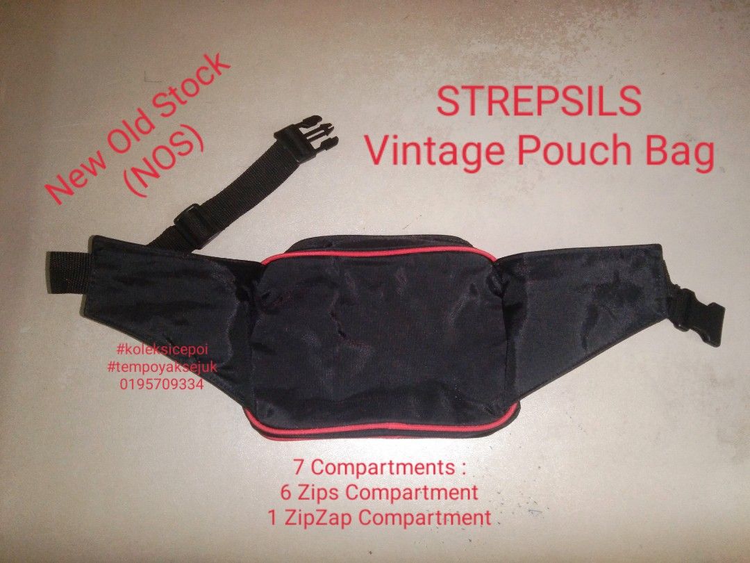 STREPSIL Vintage Pouch Bag, Men's Fashion, Bags, Belt bags, Clutches ...