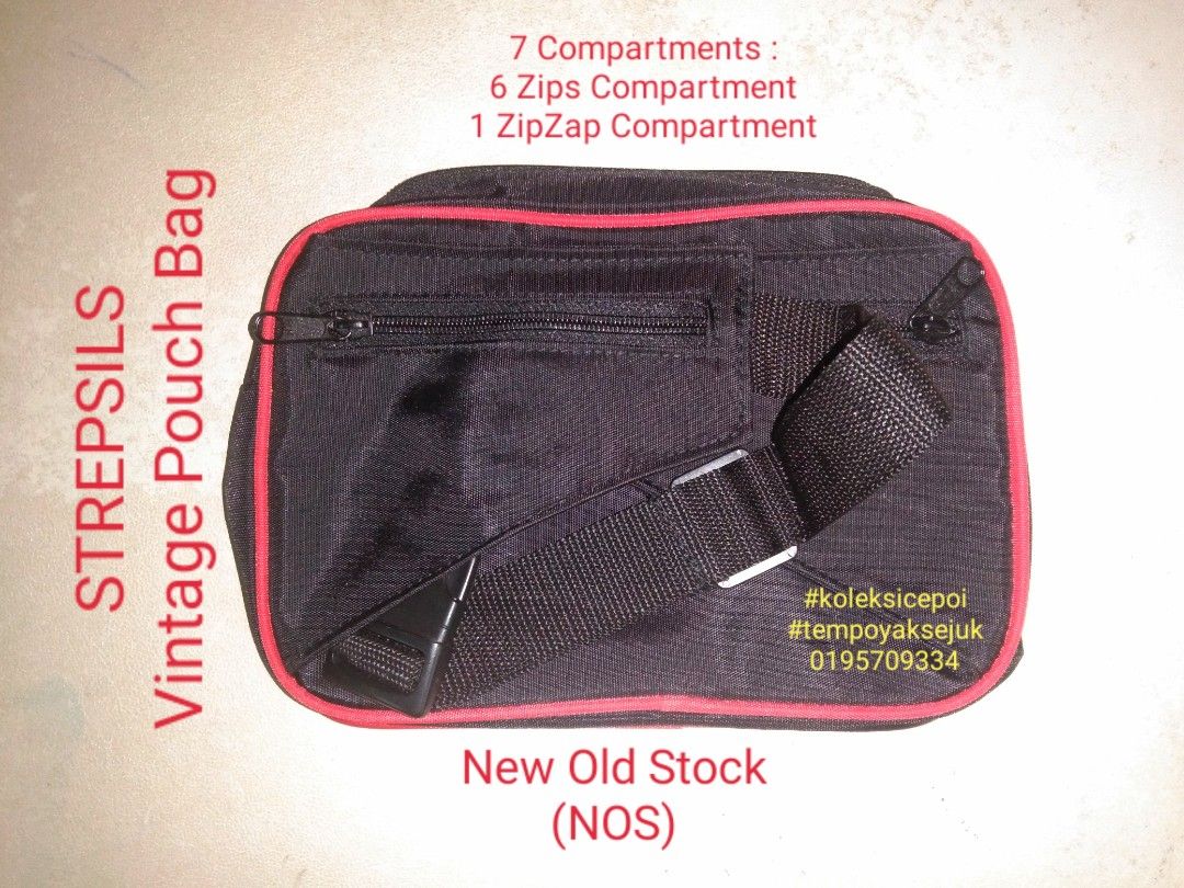 STREPSIL Vintage Pouch Bag, Men's Fashion, Bags, Belt bags, Clutches ...