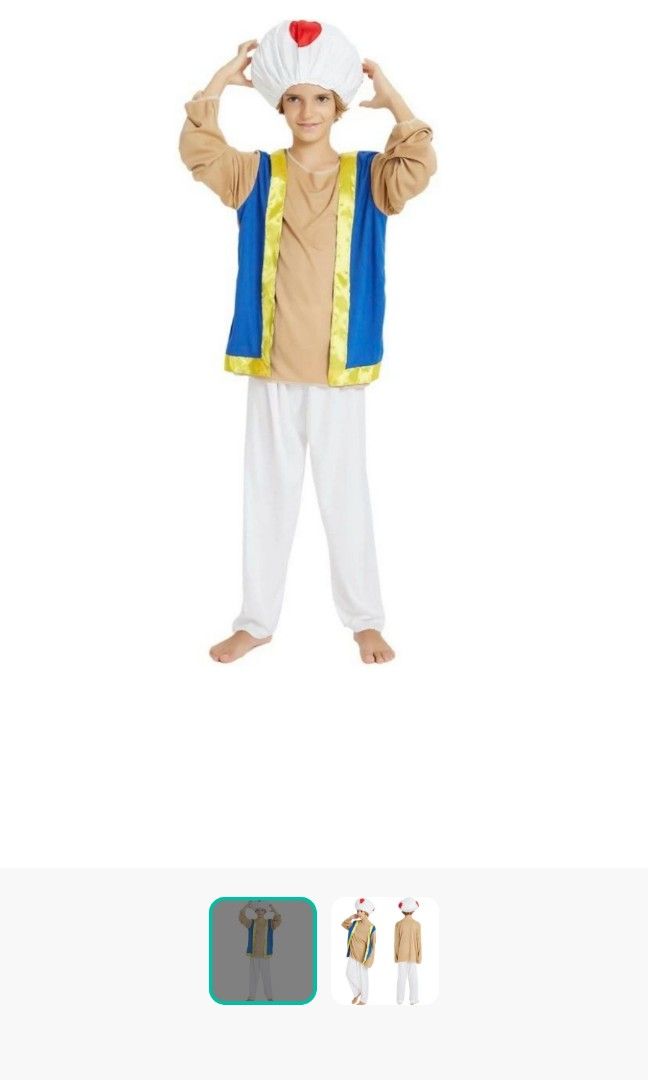 Super Mario Bros Toads Costume, Men's Fashion, Activewear on Carousell