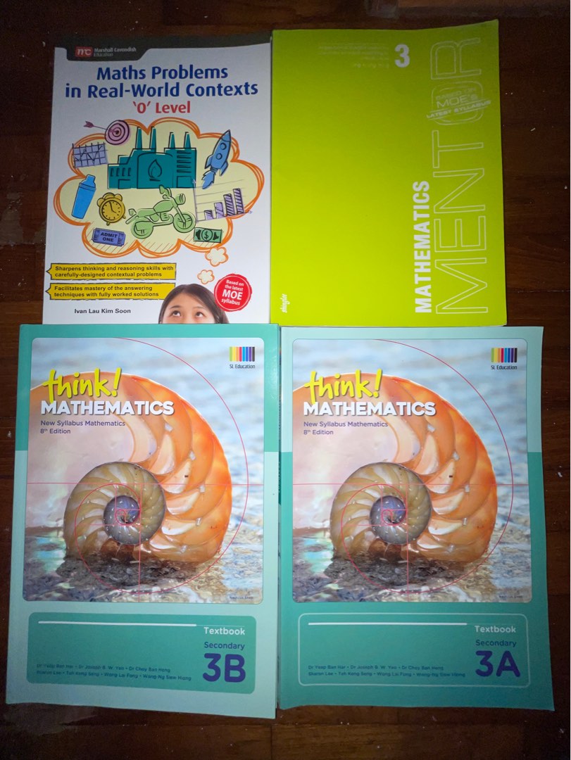 SUPER NEW think! Mathematic Textbook(s3) and other revision books ...