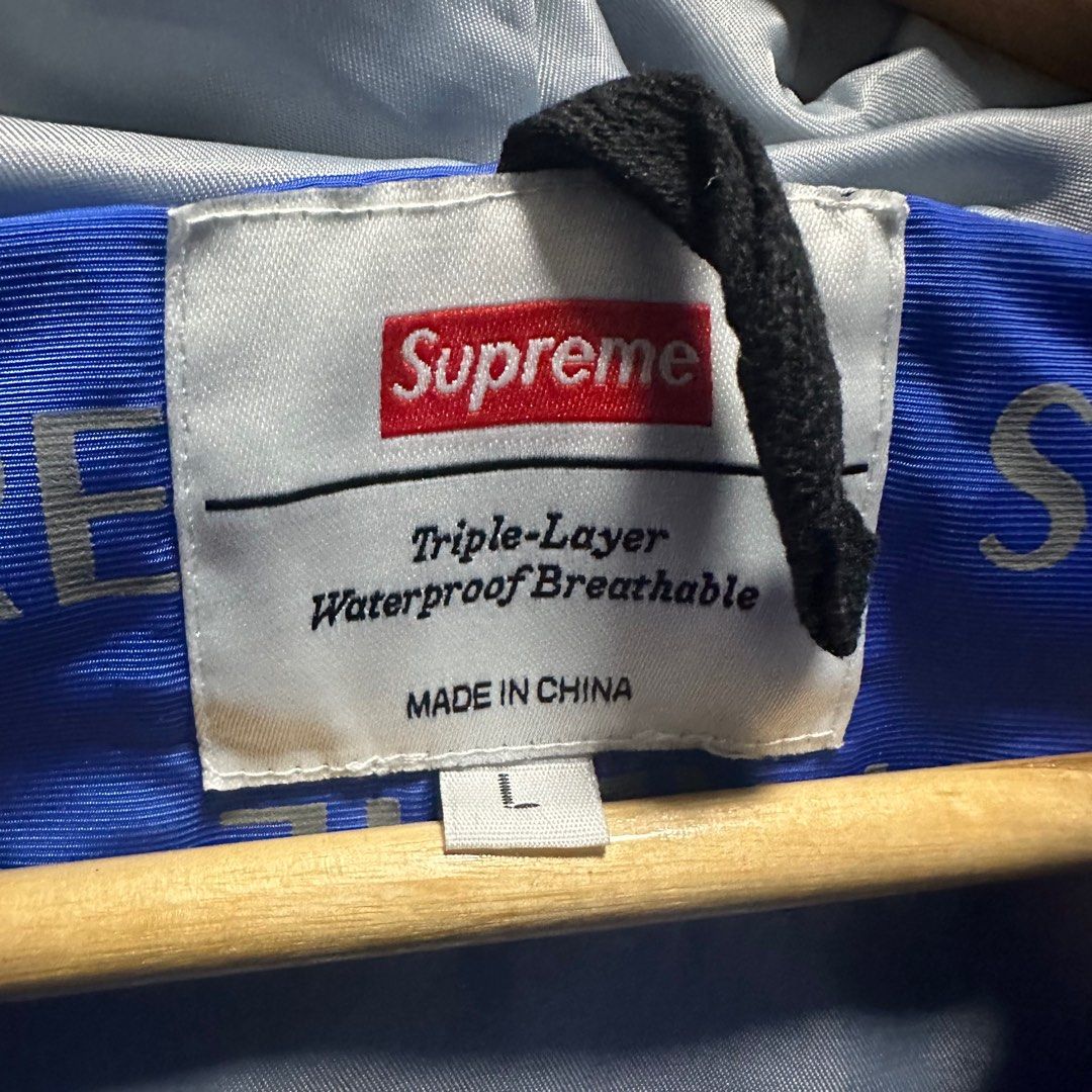 Supreme 3M reflective repeat taped seam jacket, Men's Fashion, Coats ...