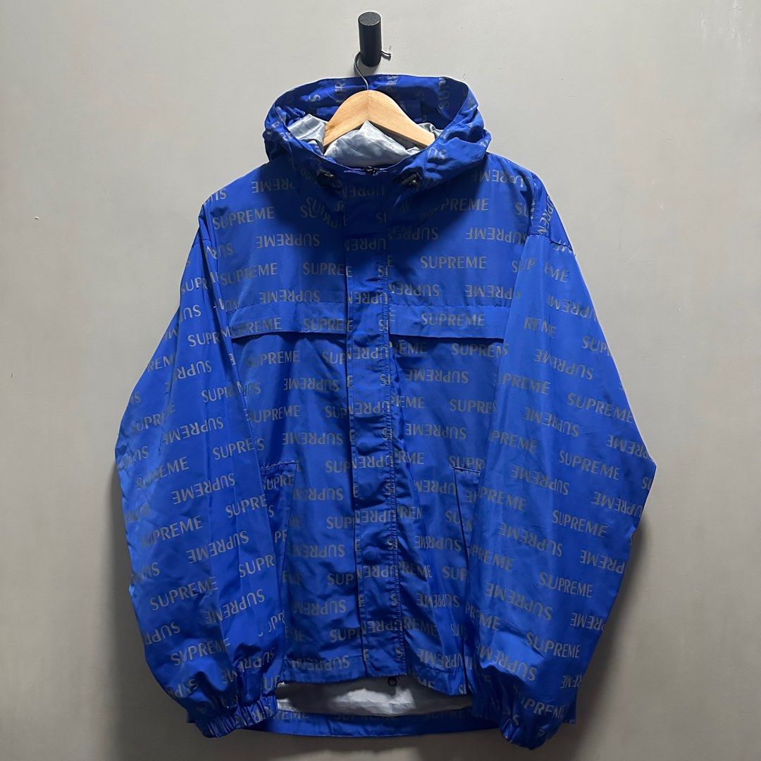 Supreme 3M reflective repeat taped seam jacket, Men's Fashion, Coats ...