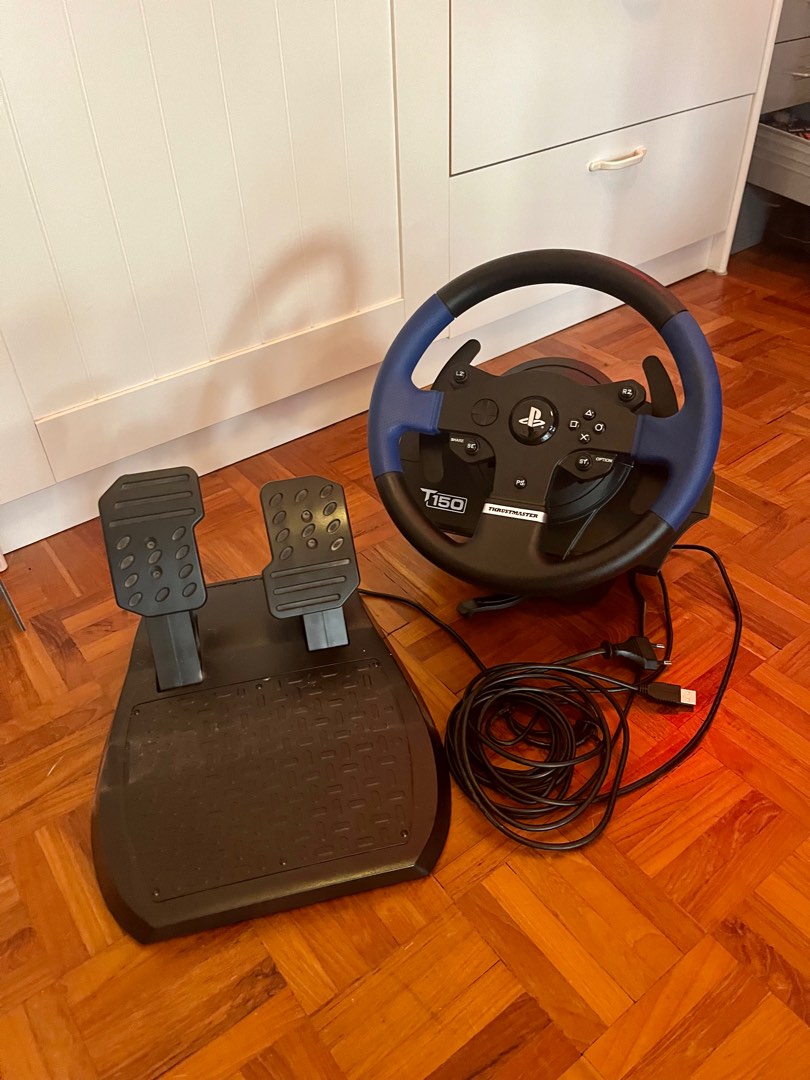 T150 RS Wheel, Thrustmaster, Sim Racing for PS3/4/5, Video Gaming ...