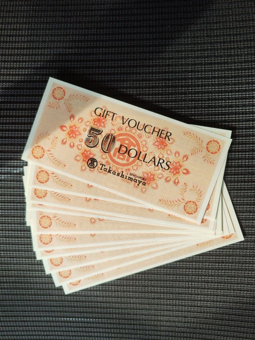 Takashimaya Vouchers $600, Tickets & Vouchers, Vouchers on Carousell