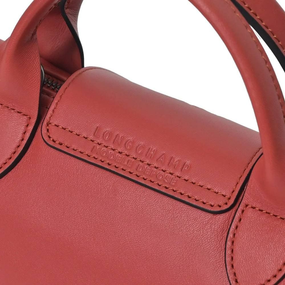 Tas LONGCHAMP Le pliage Cuir Xtra XS Mini Crossbody Leather Terracotta ...