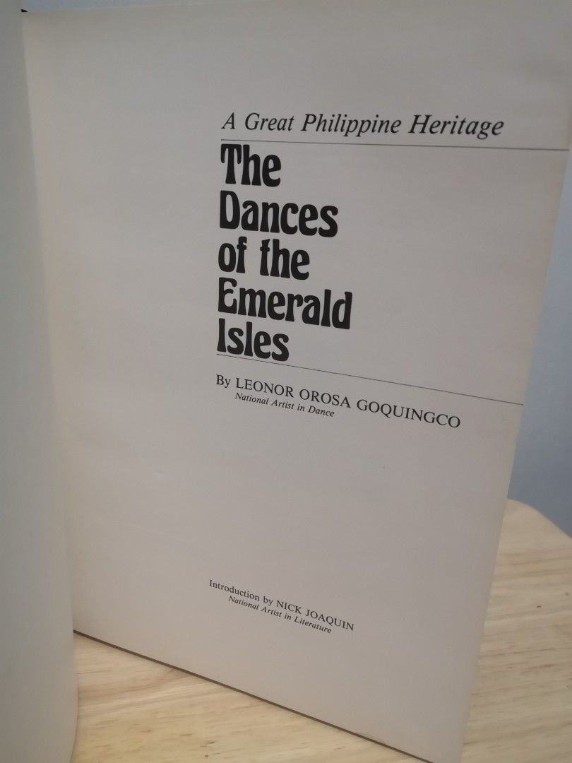 The Dances of the Emerald Isles by Leonor Orosa Goquingco, Hobbies ...