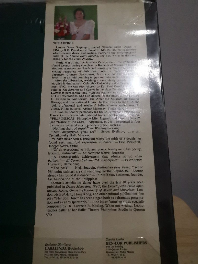 The Dances of the Emerald Isles by Leonor Orosa Goquingco, Hobbies ...