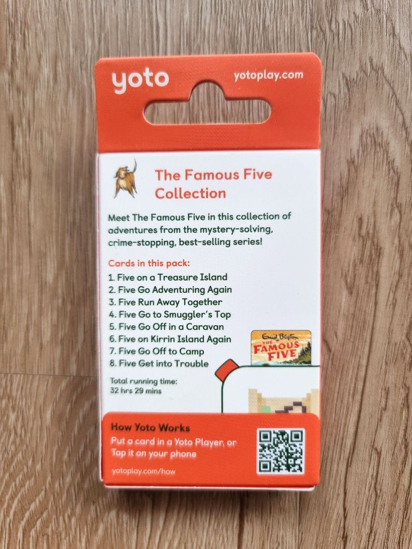 The Famous Five Collection Yoto cards, Hobbies & Toys, Toys & Games on ...