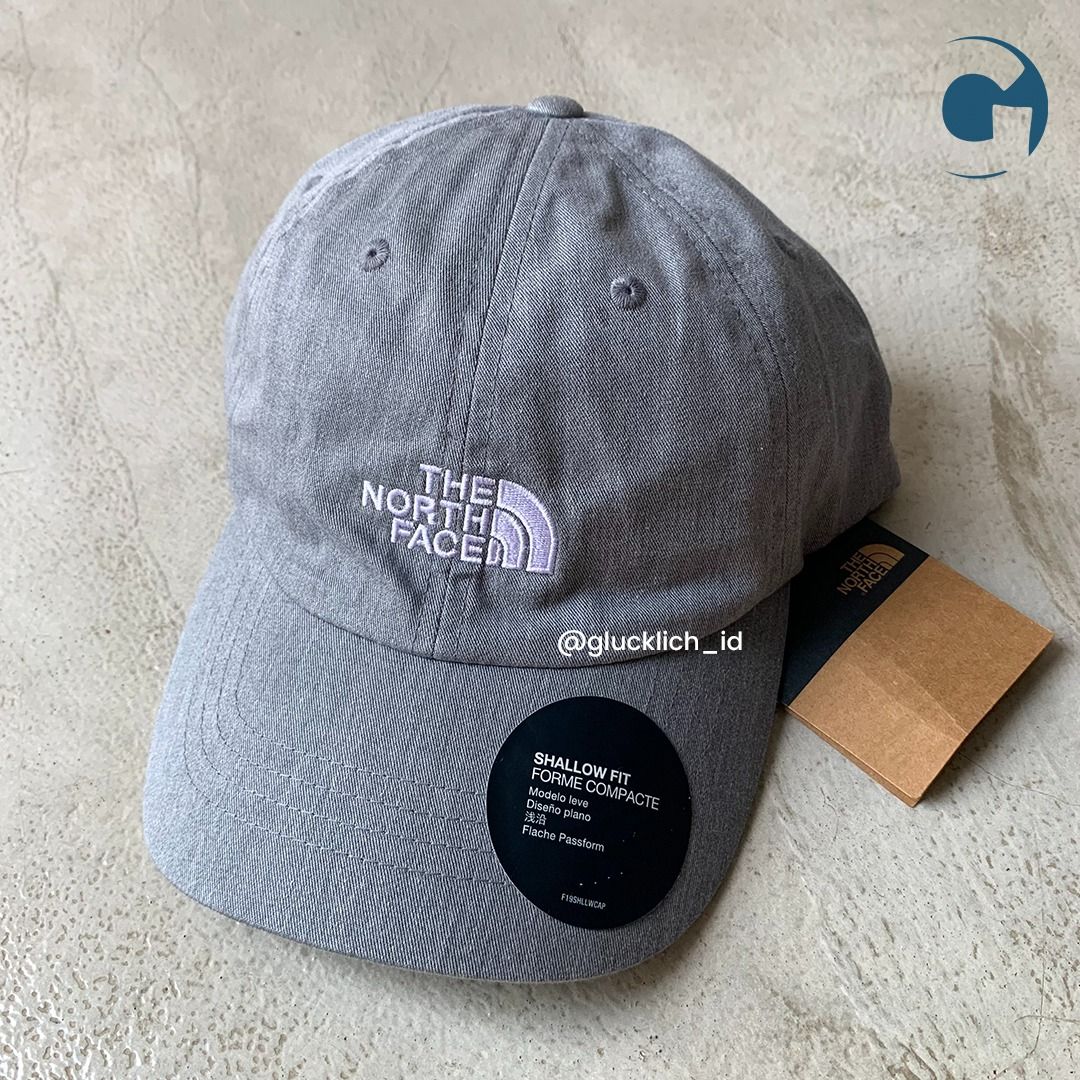 The North Face, Logo TNF Cap in Light Grey, Fesyen Pria, Aksesoris ...