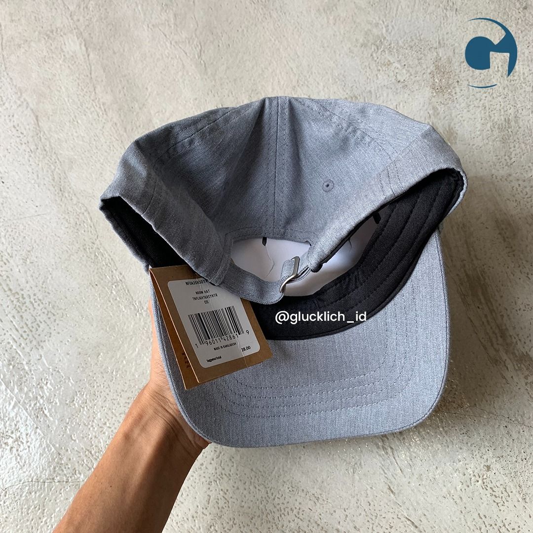 The North Face, Logo TNF Cap in Light Grey, Fesyen Pria, Aksesoris ...