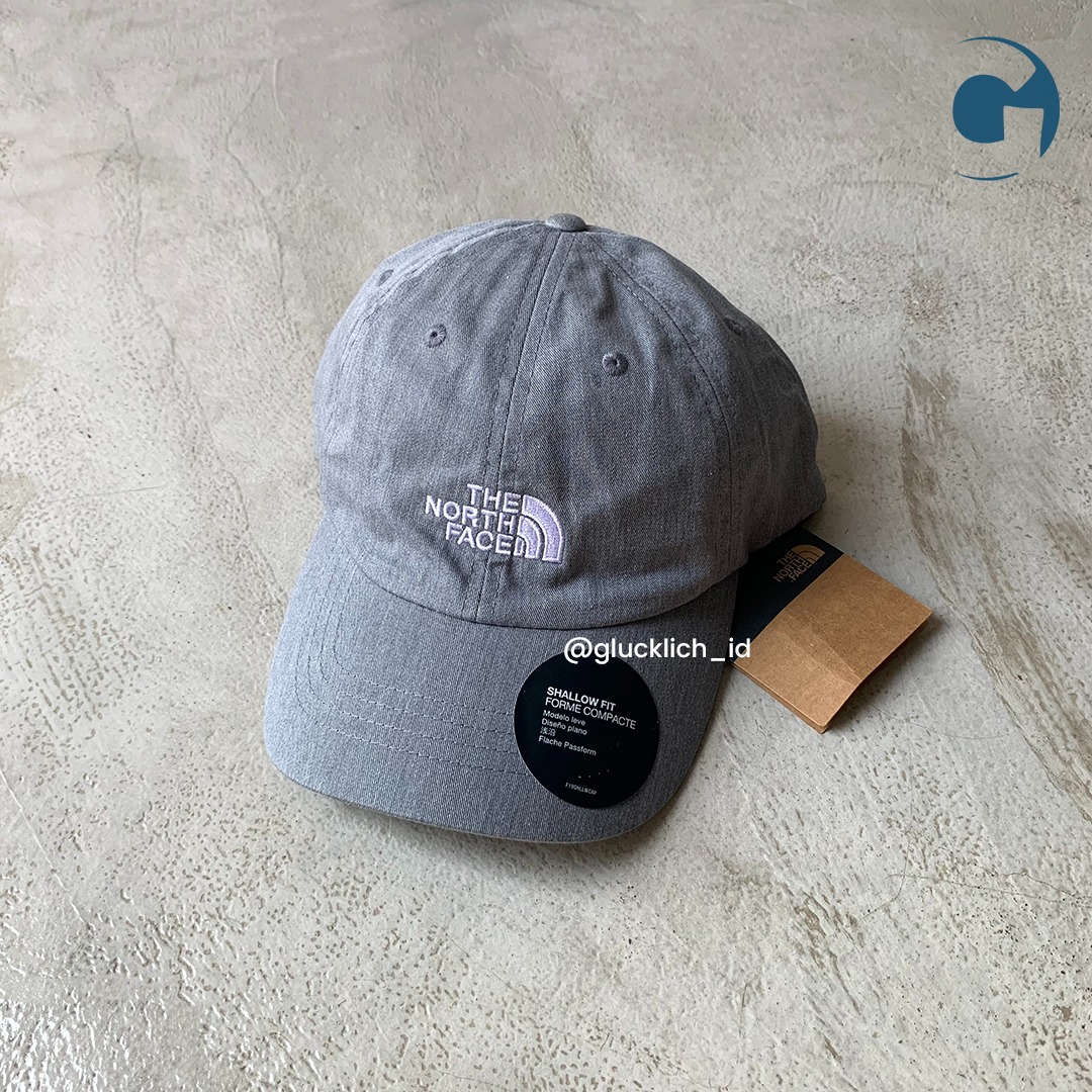 The North Face, Logo TNF Cap in Light Grey, Fesyen Pria, Aksesoris ...