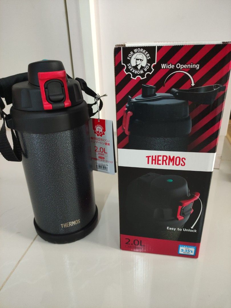 Thermos 2L thermal flask, Furniture & Home Living, Kitchenware ...