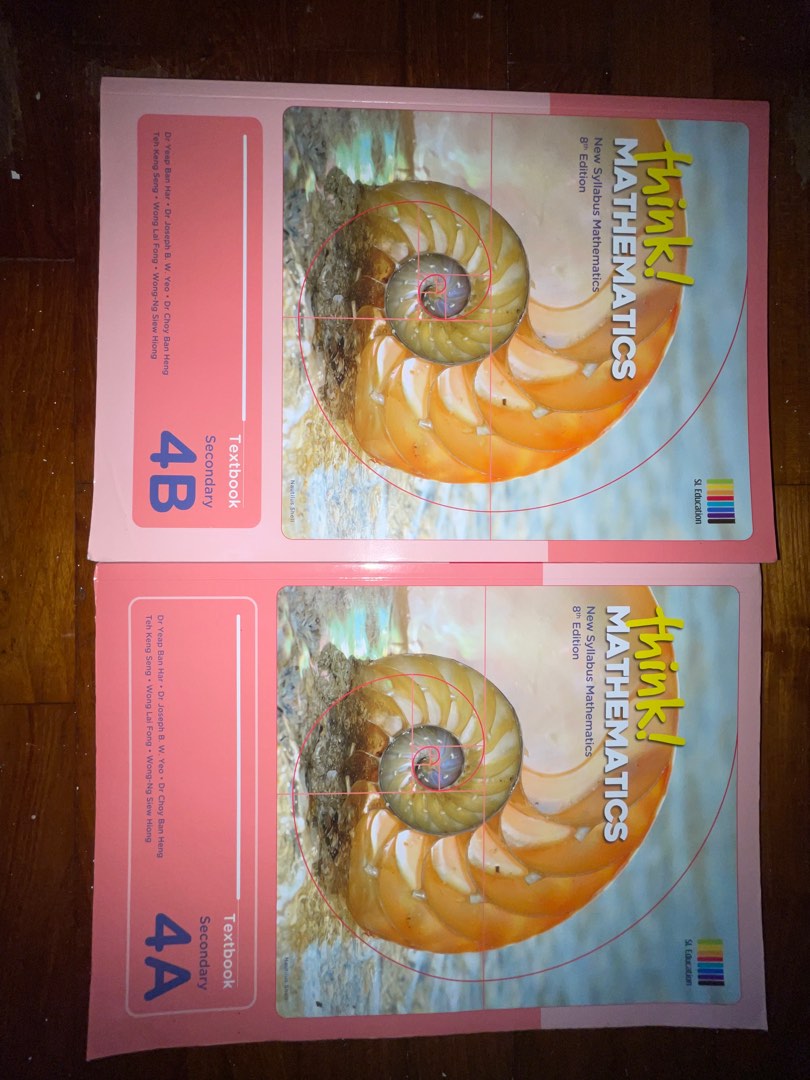 think! Mathematics Textbook(s4), Hobbies & Toys, Books & Magazines ...