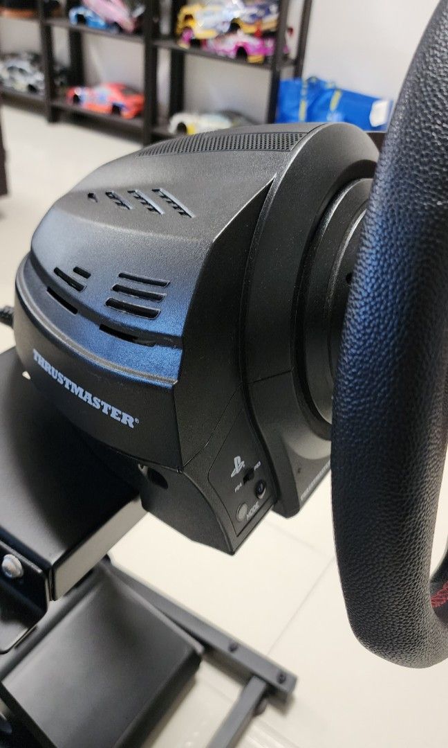Thrustmaster TX + S5 Racing Stand Full Setup, Video Gaming, Gaming ...