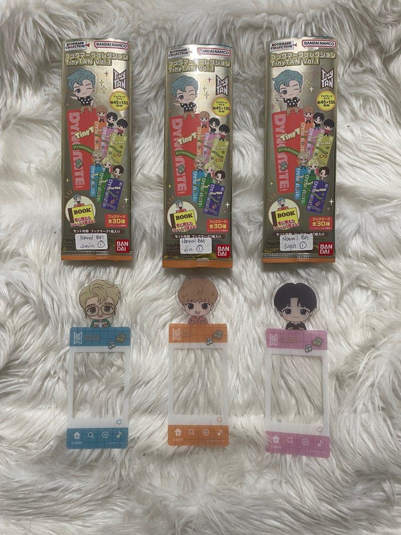 TinyTAN Bookmark Collection Vol.1, Hobbies & Toys, Stationary & Craft, Other Stationery & Craft ...