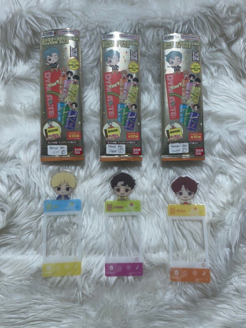 TinyTAN Bookmark Collection Vol.1, Hobbies & Toys, Stationary & Craft, Other Stationery & Craft ...