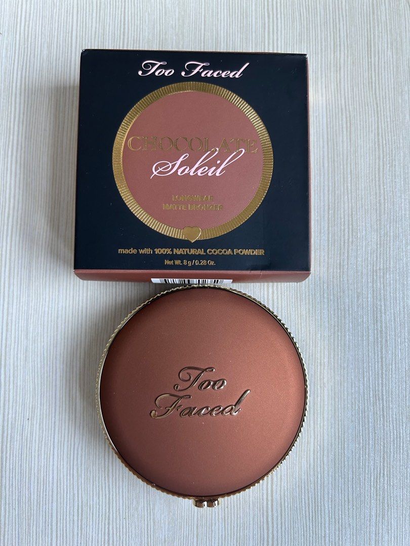 Too Faced Bronzer Soleil Chocolate Matte Bronzer, Beauty & Personal ...