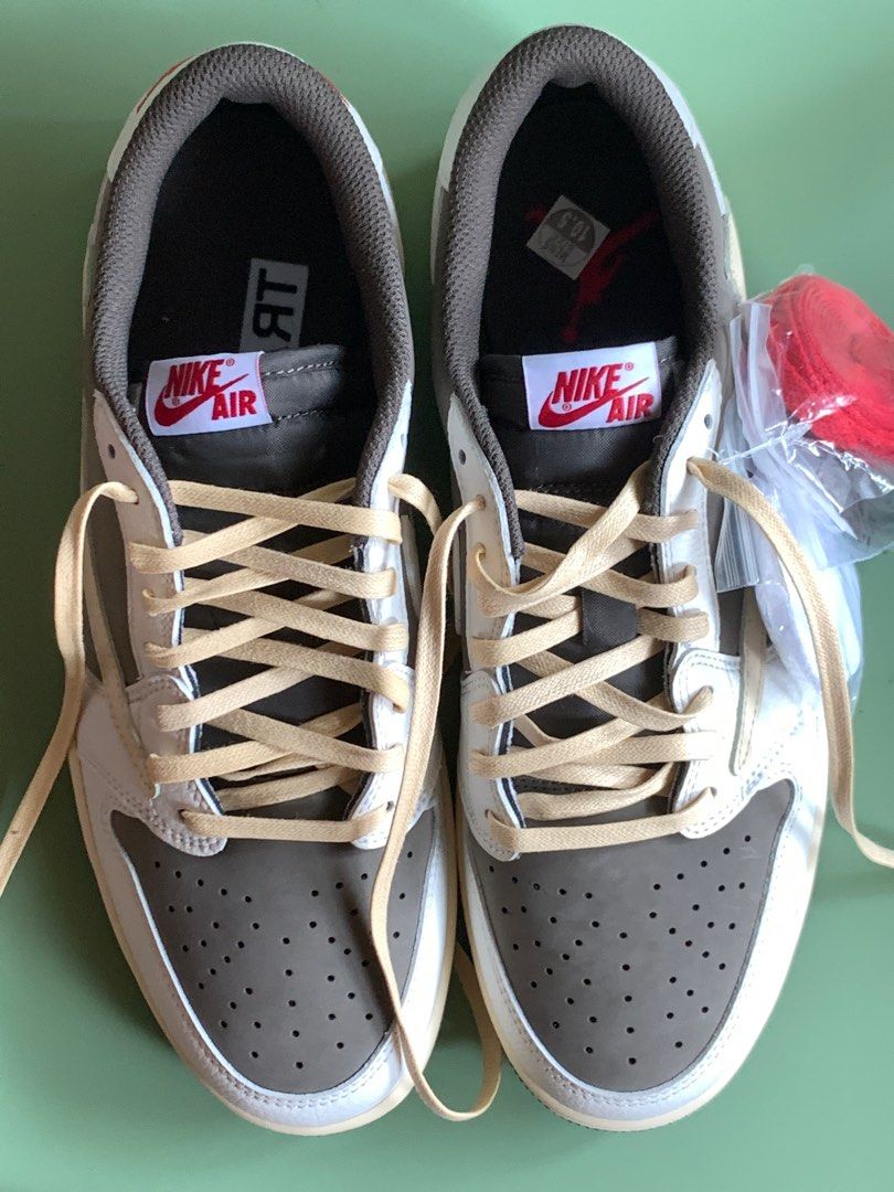 TRAVIS SCOTT NIKE PS AIR JORDAN 1 LOWS, Men's Fashion, Footwear ...