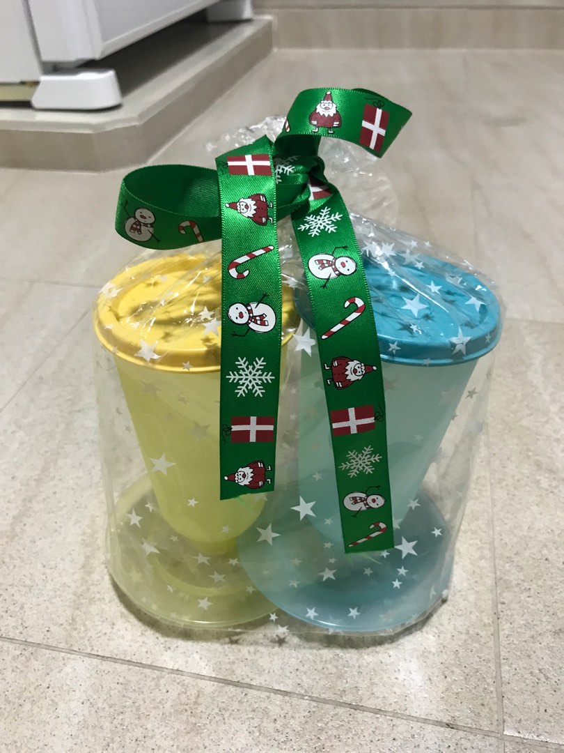 Tupperware Christmas Gift-Ice Cream Sundae Parfait, Food & Drinks, Gift ...