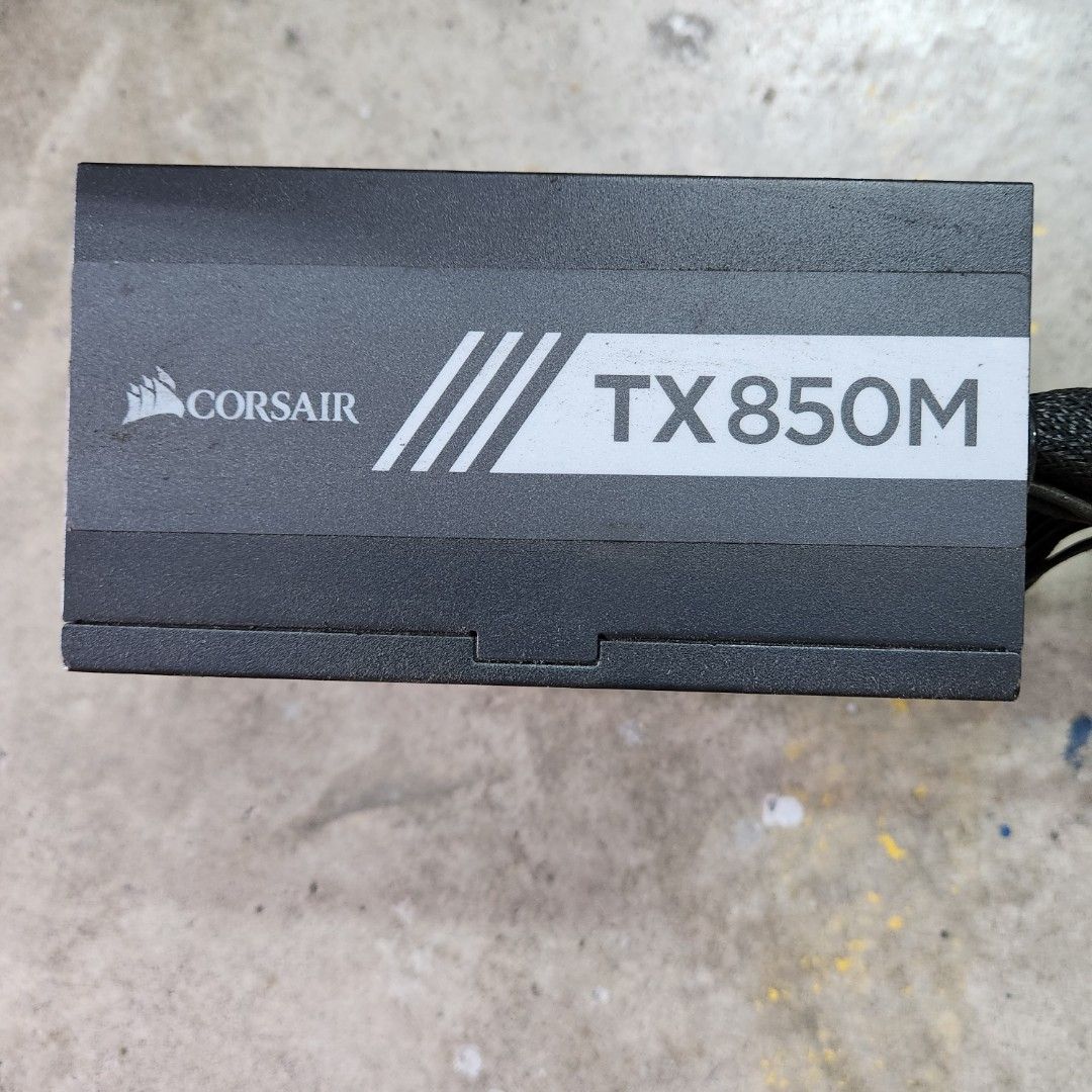 TX850m 850W 80+ Gold Corsair Semi modular PSU Power Supply, Computers ...