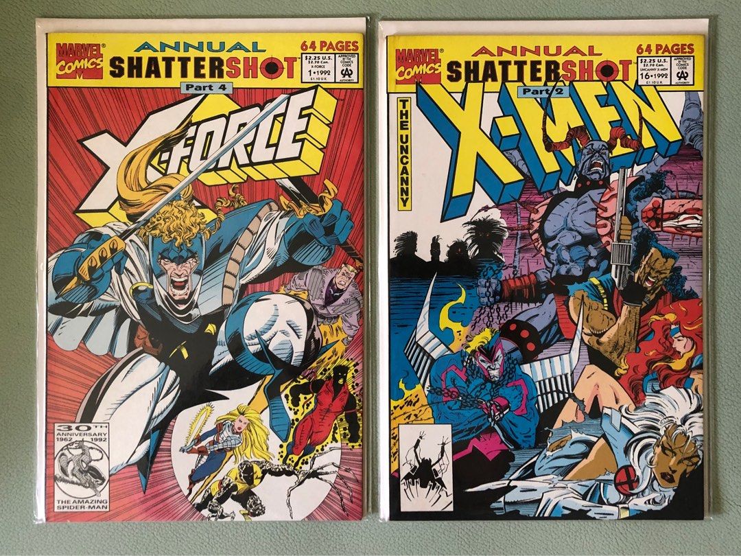 Uncanny X-MEN Annual, X-FORCE Annual #1, Marvel Comics, P675 EACH, Hobbies & Toys, Books ...