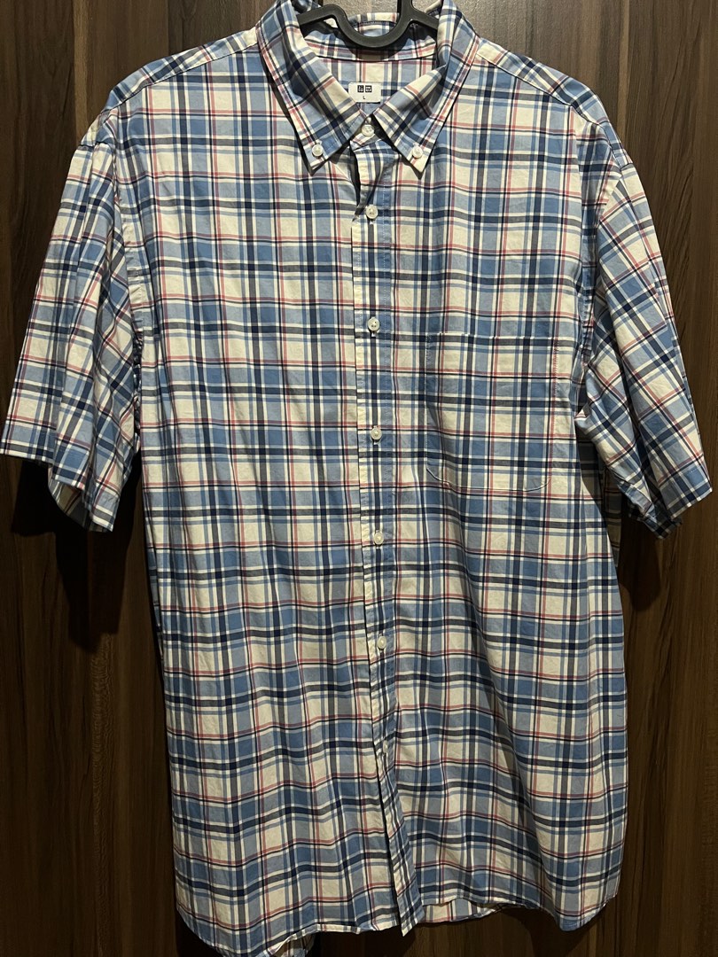 Uniqlo Checkered Polo, Men's Fashion, Tops & Sets, Tshirts & Polo ...