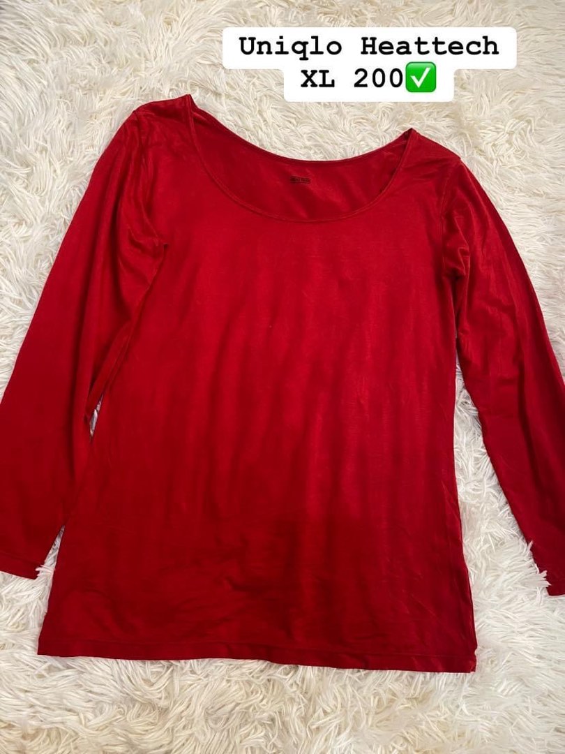 Uniqlo Heattech XL, Women's Fashion, Tops, Longsleeves on Carousell